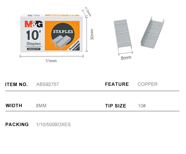 1000pcs 24/6 China High Quality Stainless Steel Stapler Pin Staples ...