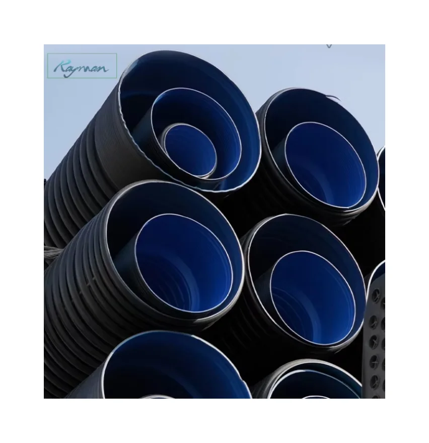 double wall corrugated pipe waste water drainage pipe DN630 high ...