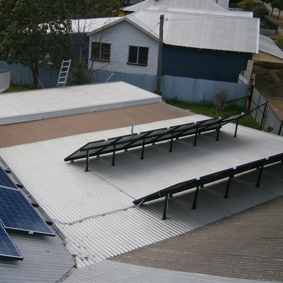 Flat Roof Metal Rooftop Adjustable Tilt Degree Solar Panel Mounting ...