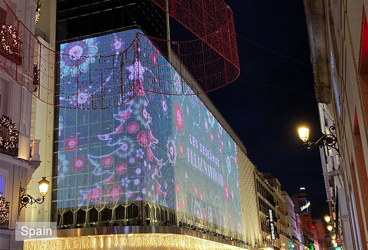 Facade Lighting SH LED P40 P50 P80 P100 Dots Programmable