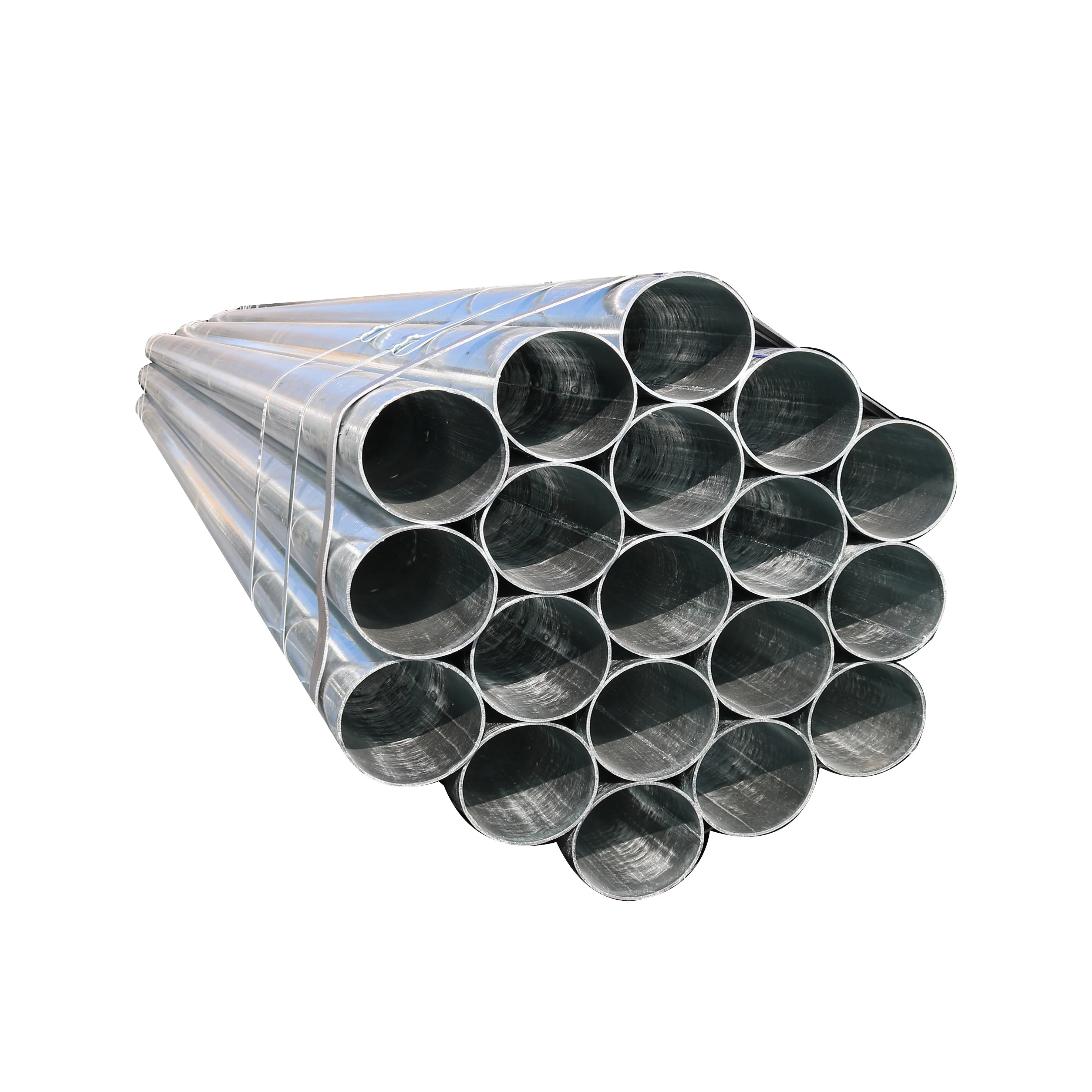 Hot Dipped 0.8mm Thickness Galvanized Round Steel Pipe Q235 Material Prepainted Seamless Gi Tube ...