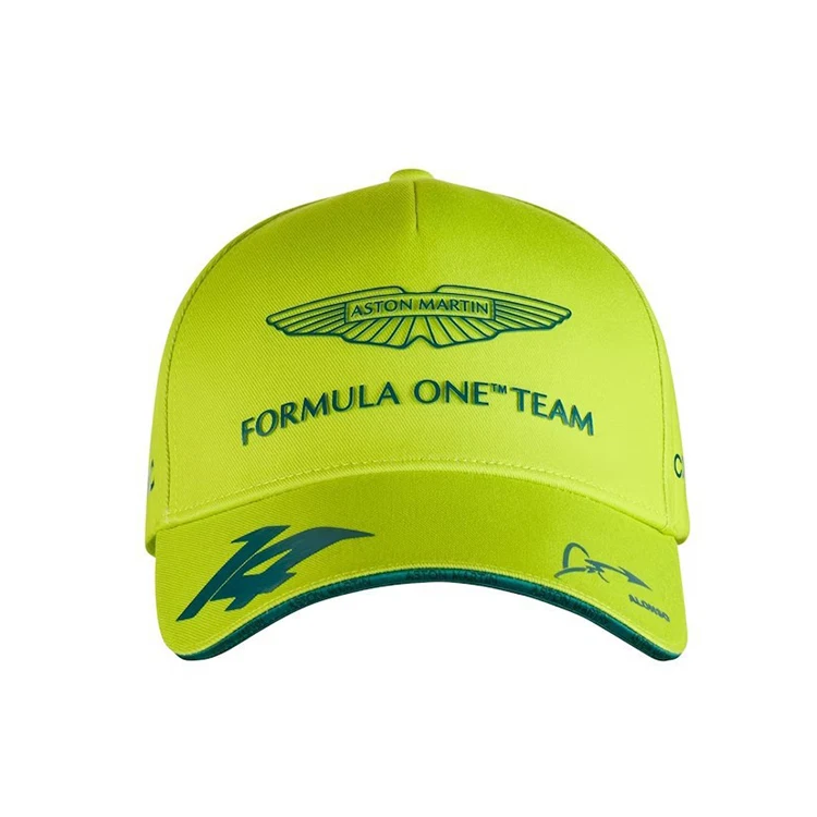 2023 Aston Martin F1 Race Team Alonso Baseball Snapback Cap Racing Hat ...