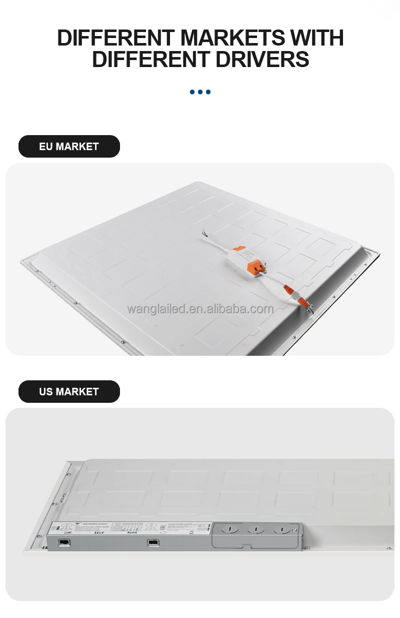 Back Lit 30x30 60x60 600x600 LED Ceiling Lights - Efficient