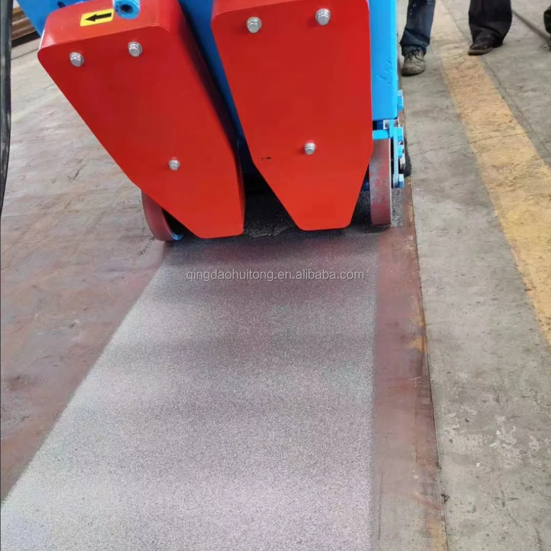 Horizontal Mobile Shot Blasting Machine for Ship Deck Rust Removal ...