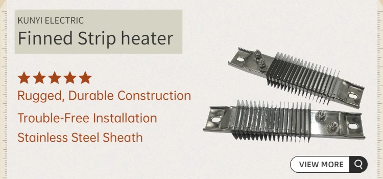 2500W Ceramic Insulated Finned Channel Strip Heater for Dies and Mold ...