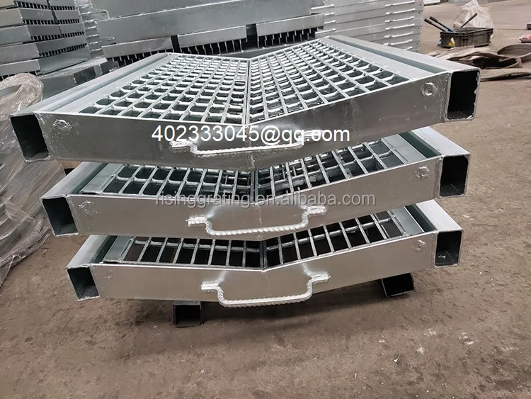 V Shape Storm Trench Drain Cover Grate Galvanised Mild Steel Grating ...