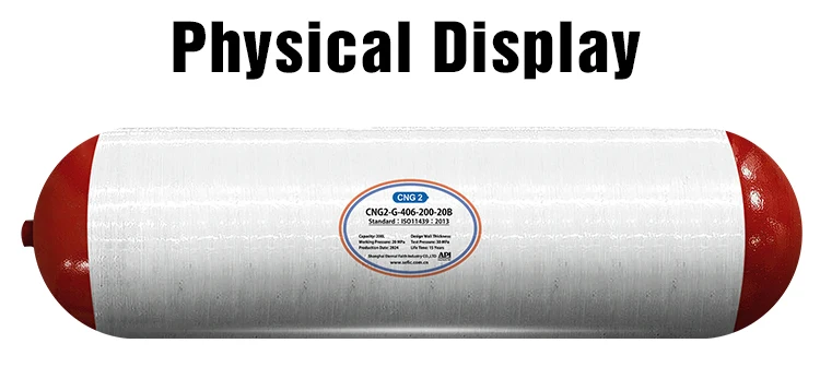 CNG2 406mm 20mpa 80L 90L 200L Type 2 CNG Cylinder Tank for Sale
