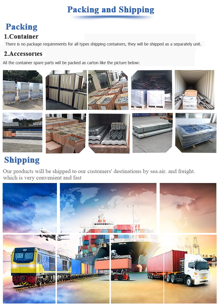 Shipping Container Sliding Door - 40ft Prefab Warehouse