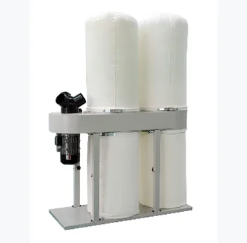 3kw Dust Collector Extractor Filter For Woodworking Machine Two Bags ...