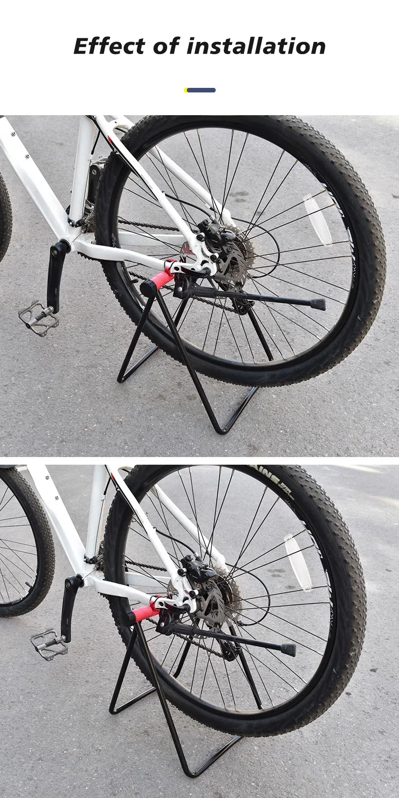 Dual-bar Folding Quick-release Parking Rack High Quality Parking Stand ...