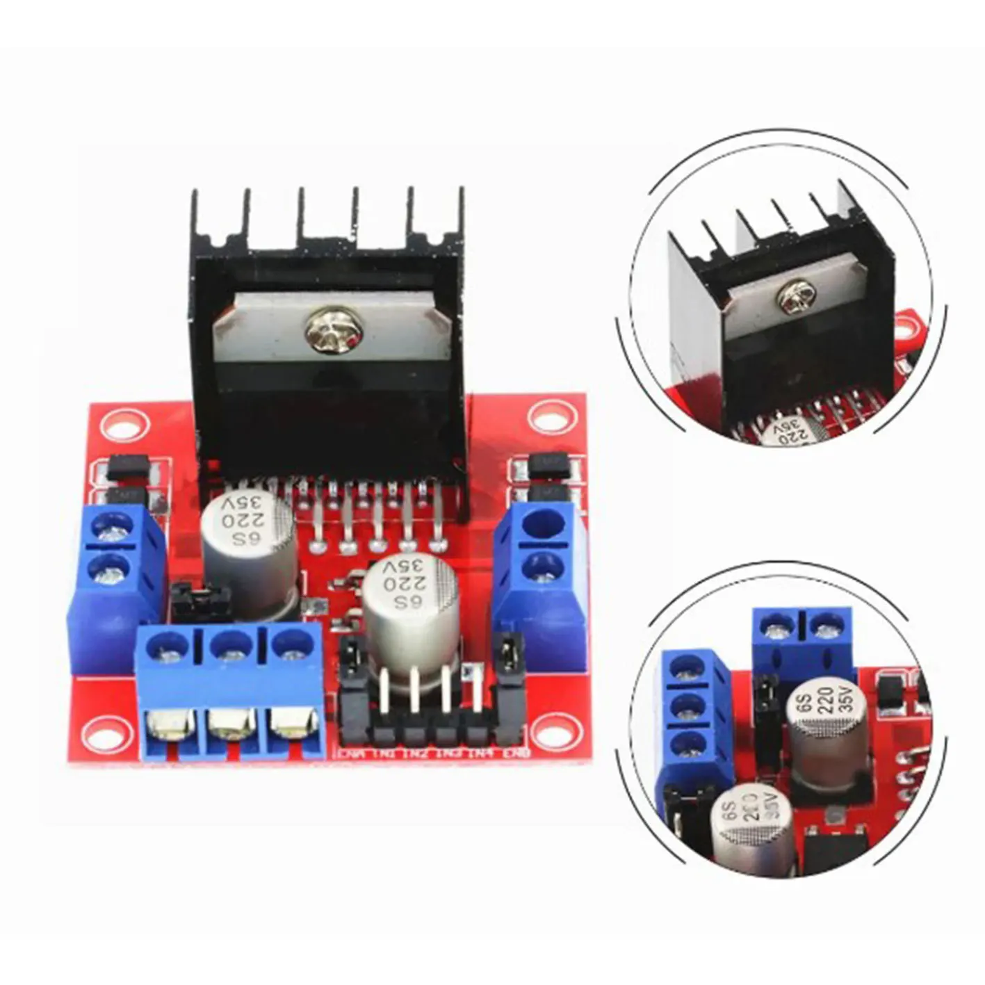 L298n Motor Driver Board Module Dc Stepper Motor Smart Car Robot Accessories - Buy L298n l298n ...