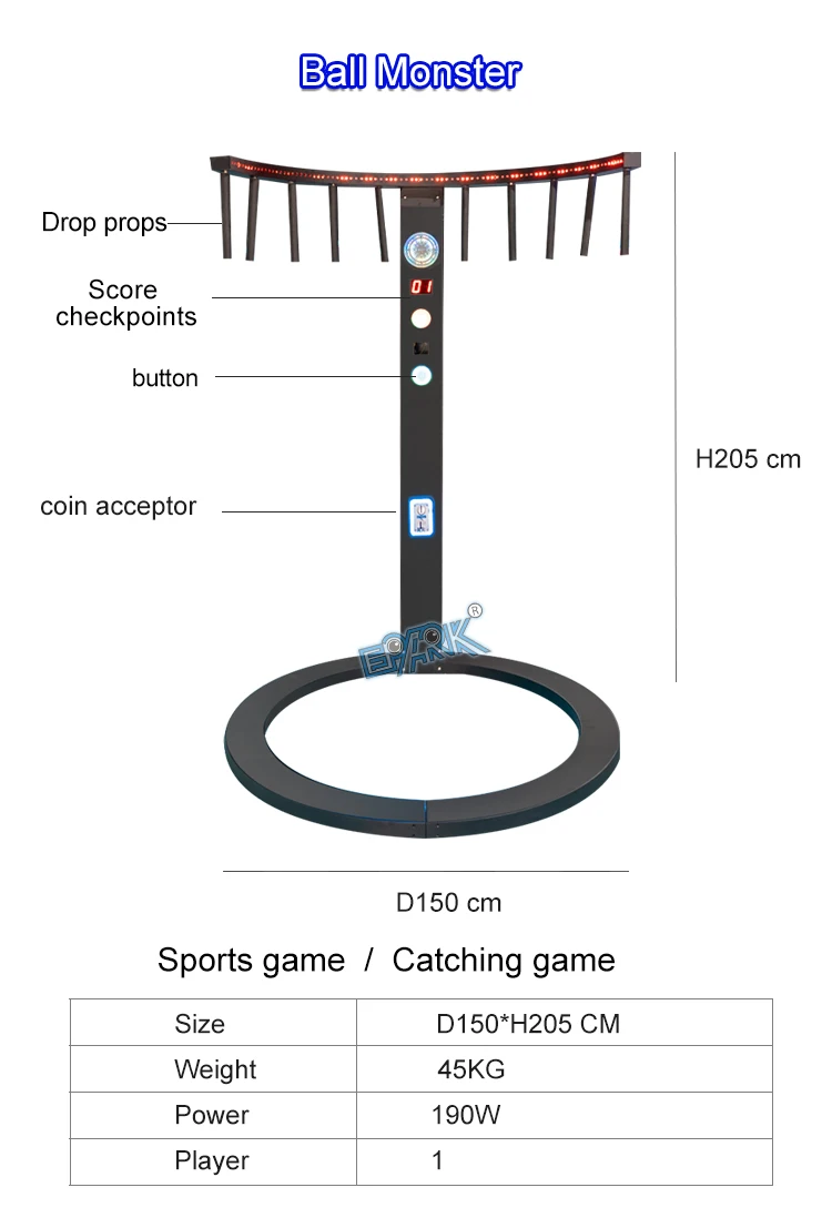 Coin Operated Hand Eye Challenge Response Quick Of Eye Deft Of Hand Fun ...