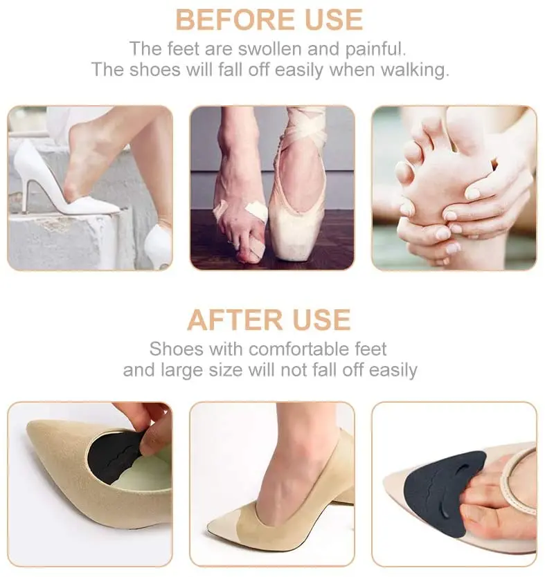 Toe Filler Inserts - Adjustable Shoe Fillers for Big Shoes