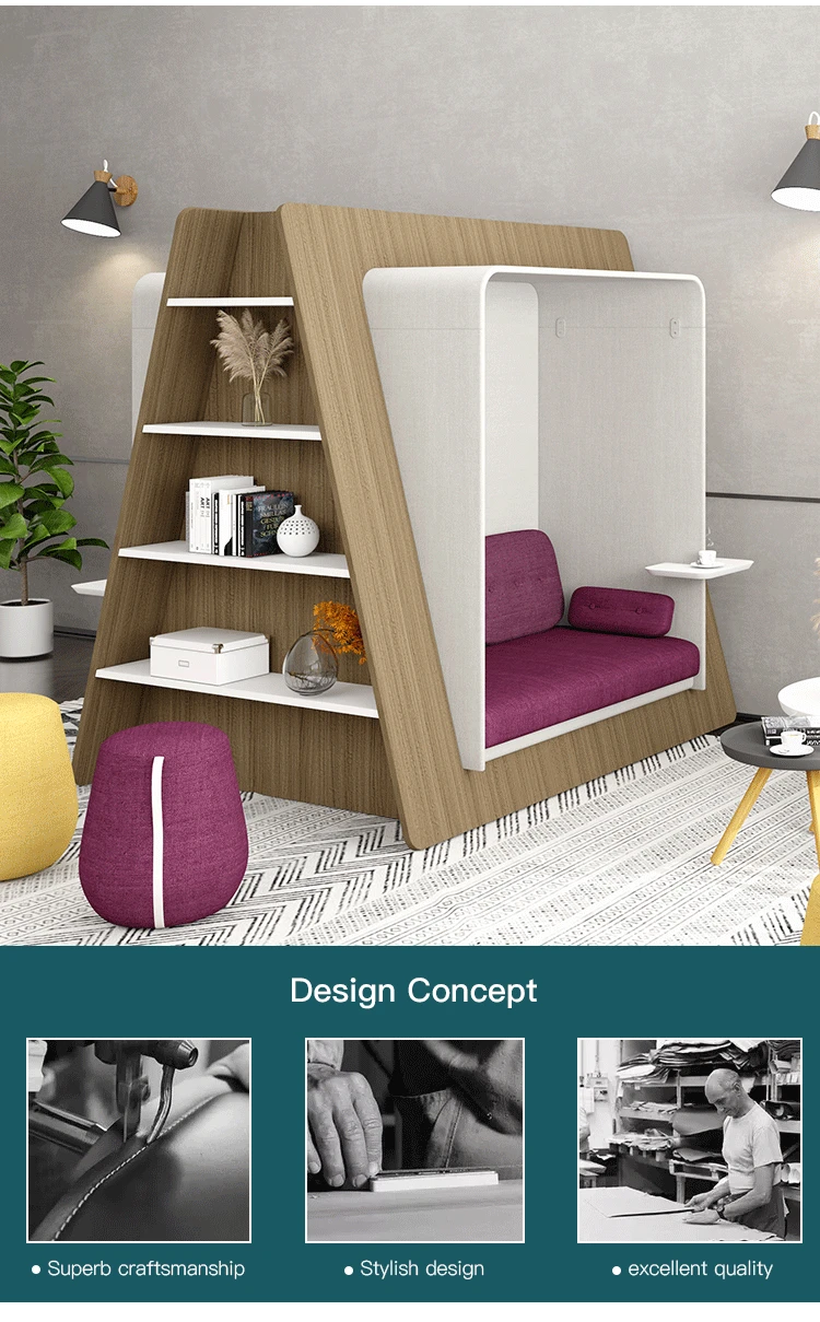 Office Furniture Sectional Meeting Sofa Pod Modern High Back Office ...