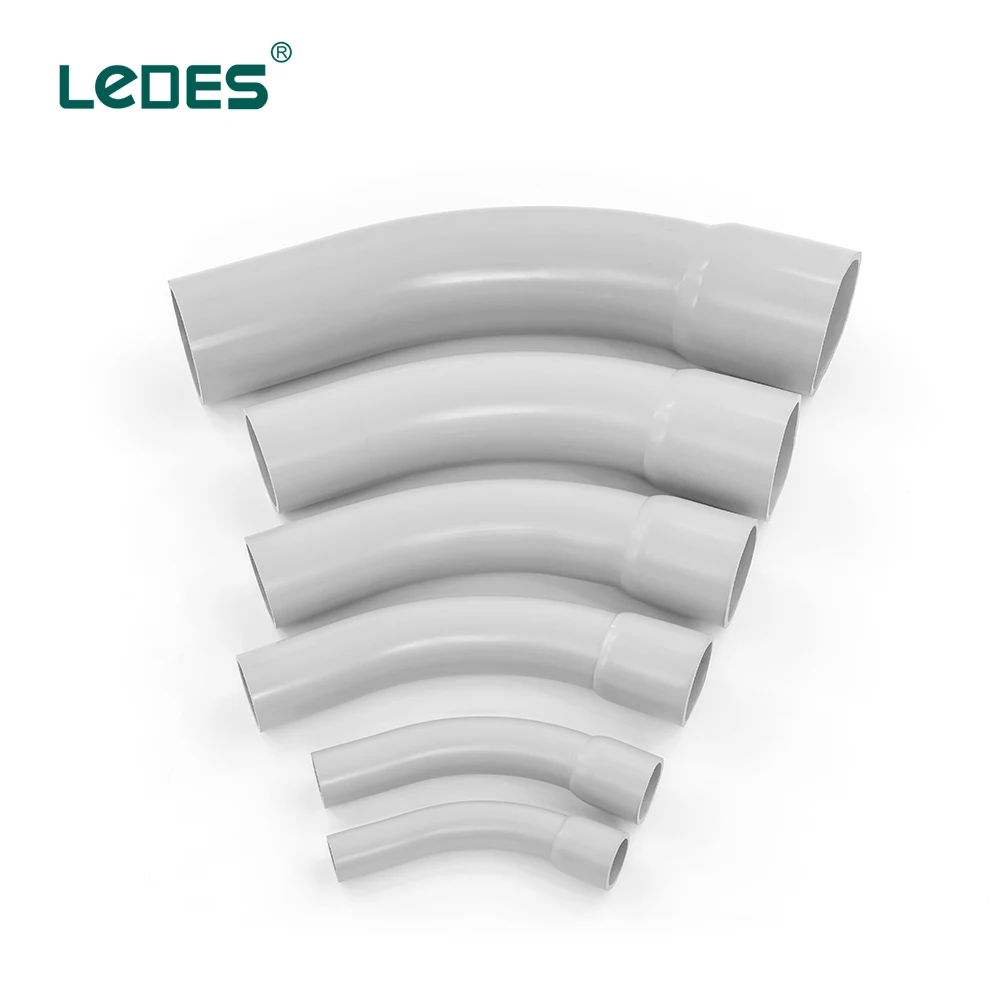 Pvc Pipes Rigid Conduit Sweep Bend Standard 90 Degree Elbow Wiring ...