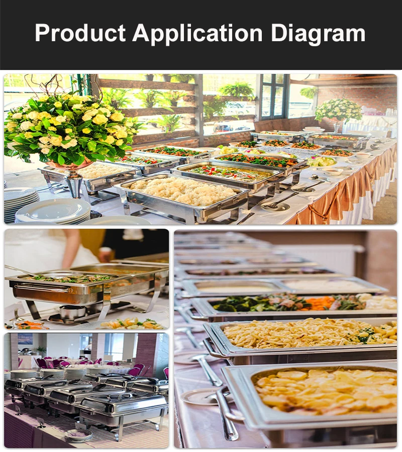 Chafing Dish Buffet Food Display Warmer Chafing Dishes for Catering ...