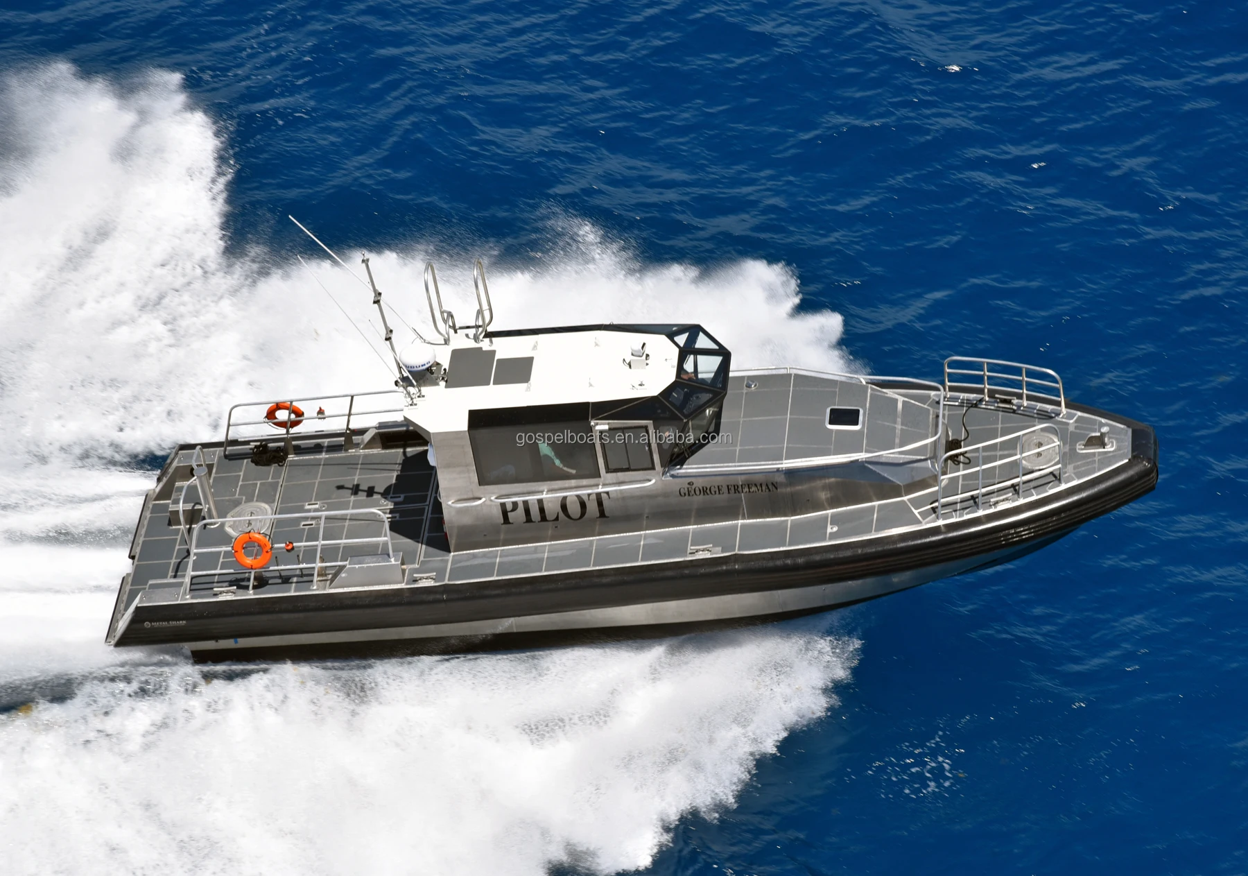 12m Aluminum Pilot Boat for Government and Maritime Patrol - Durable ...