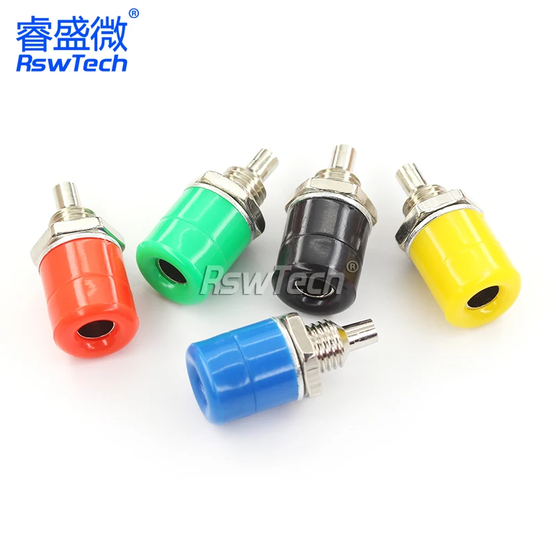 China Shenzhen 4mm Banana Plug Socket Pcb Black Female Binding Post ...