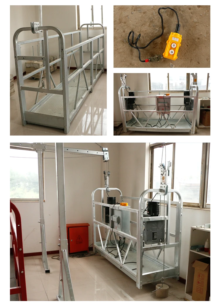 Suspended Platform Temporary Gondola Working Zlp630 Platform Suspended ...