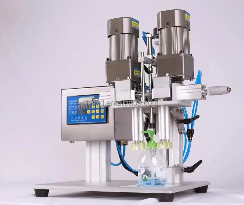 Pneumatic Bottle Capping Rolling Machine - Efficient & Quiet