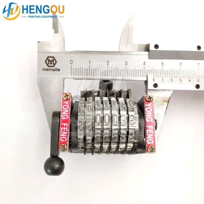 22.3 7-digit Numbering Machine Vertical Forward No Spring Last 3digits ...