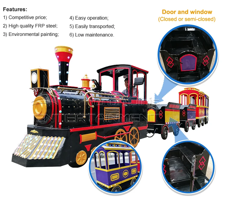 Indoor and Outdoor Train Amusement Park - Electric Fun