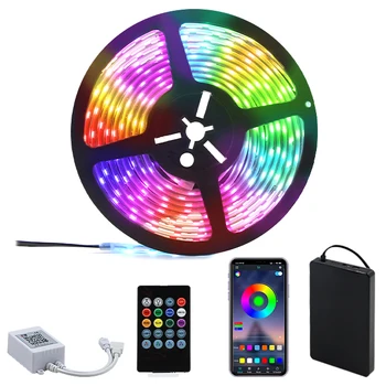 Vst Rechargeable Rgb Light Strip App Or Wifi 12v Remote Controlled 5050 ...