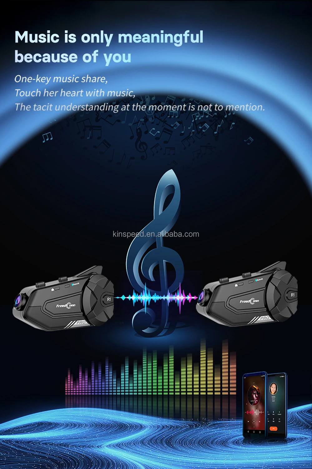 Freedconn R1 Pro Bt Motorcycle Intercom Helmet Headset 6 Users Group ...