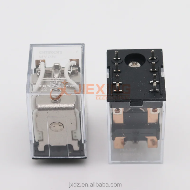 My2 My2n 24v Dc24v 24vdc Relay Pcb Mount 8pin White Case High Quality ...