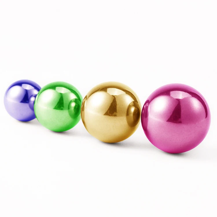 Rainbow Colorful Neodymium Magnetic Balls - Permanent Rare Earth Magnet ...