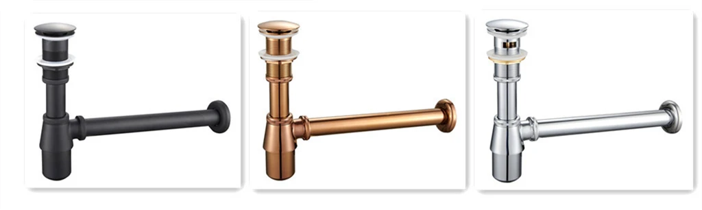 Brass Wash Basin Siphon Waste Pipe Drain - Trampa De Agua Para Drenaje
