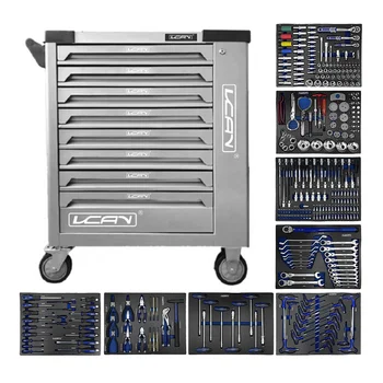 8 Drawer Workbench Tool Chest/cart/trolley Garage Tool Cabinet Drawer ...