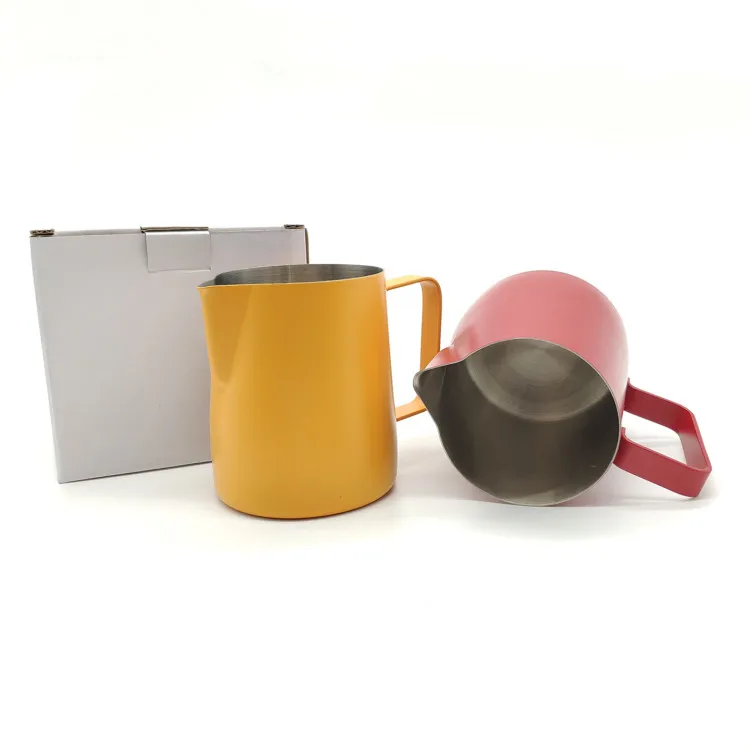 350ml Stainless Steel Europa Professional Milk Pitcher Silver Color ...