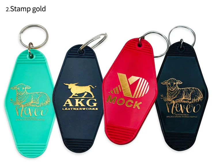 Custim logo Hotel Key Chain Blank Key Rings Vintage Retro Room Home ...