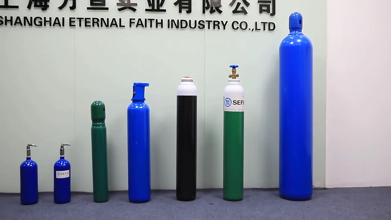 Seamless 5l 150bar Oxygene Cylinder Tank Bottle High Pressure Medical ...