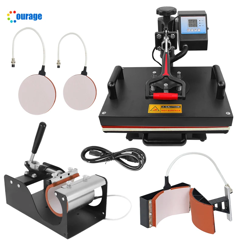 Pull-out Type Multi-fonction Heat Press Machines Transfer Sublimation 5 ...