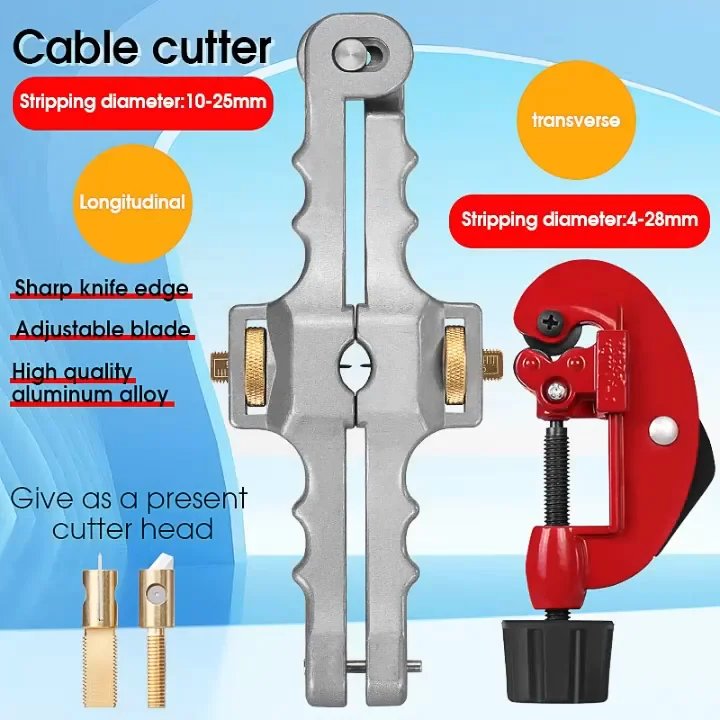 Si-01 Fiber Optic Cable Longitudinal Cutter Transverse Cable Cutter ...