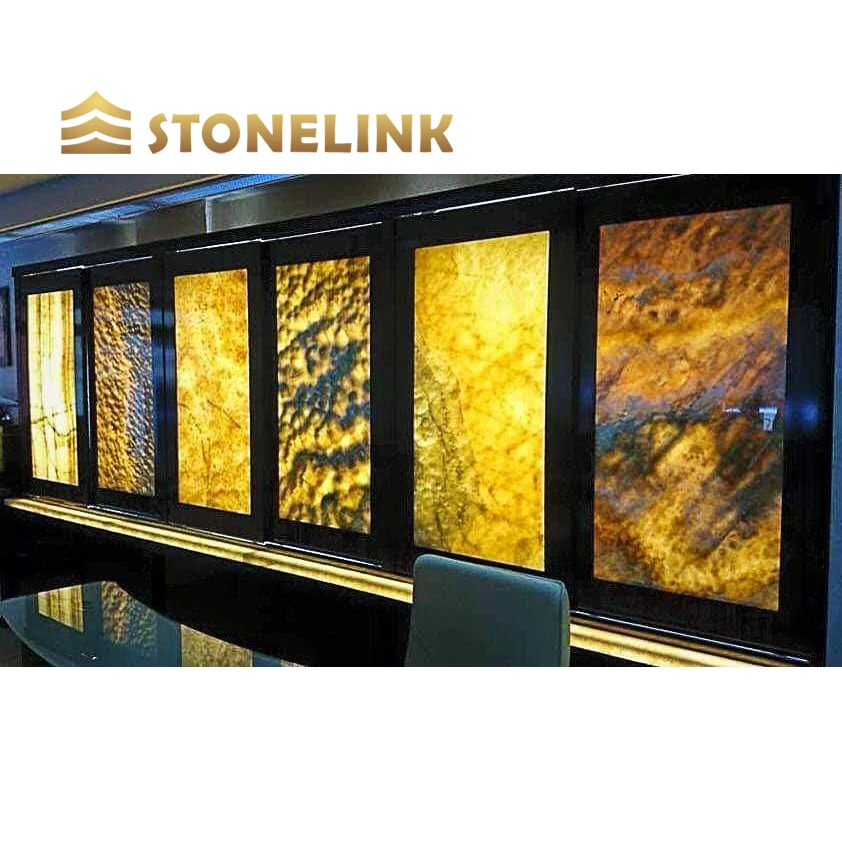 Translucent Stone Backlit Onyx for Interior Wall Panels
