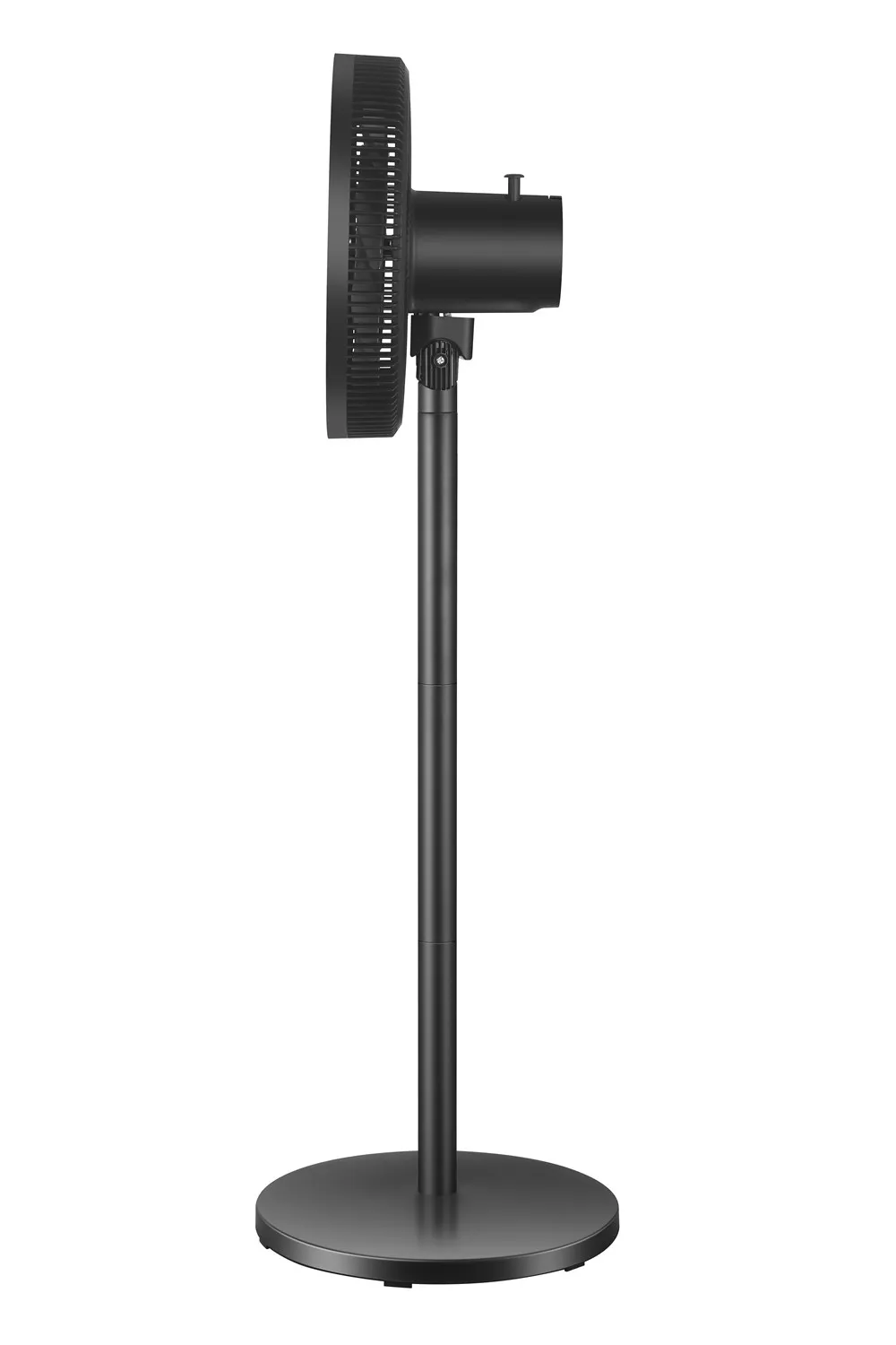 Black Fan Electric Pedestal Fan Remote Touch Control Air Circulation ...