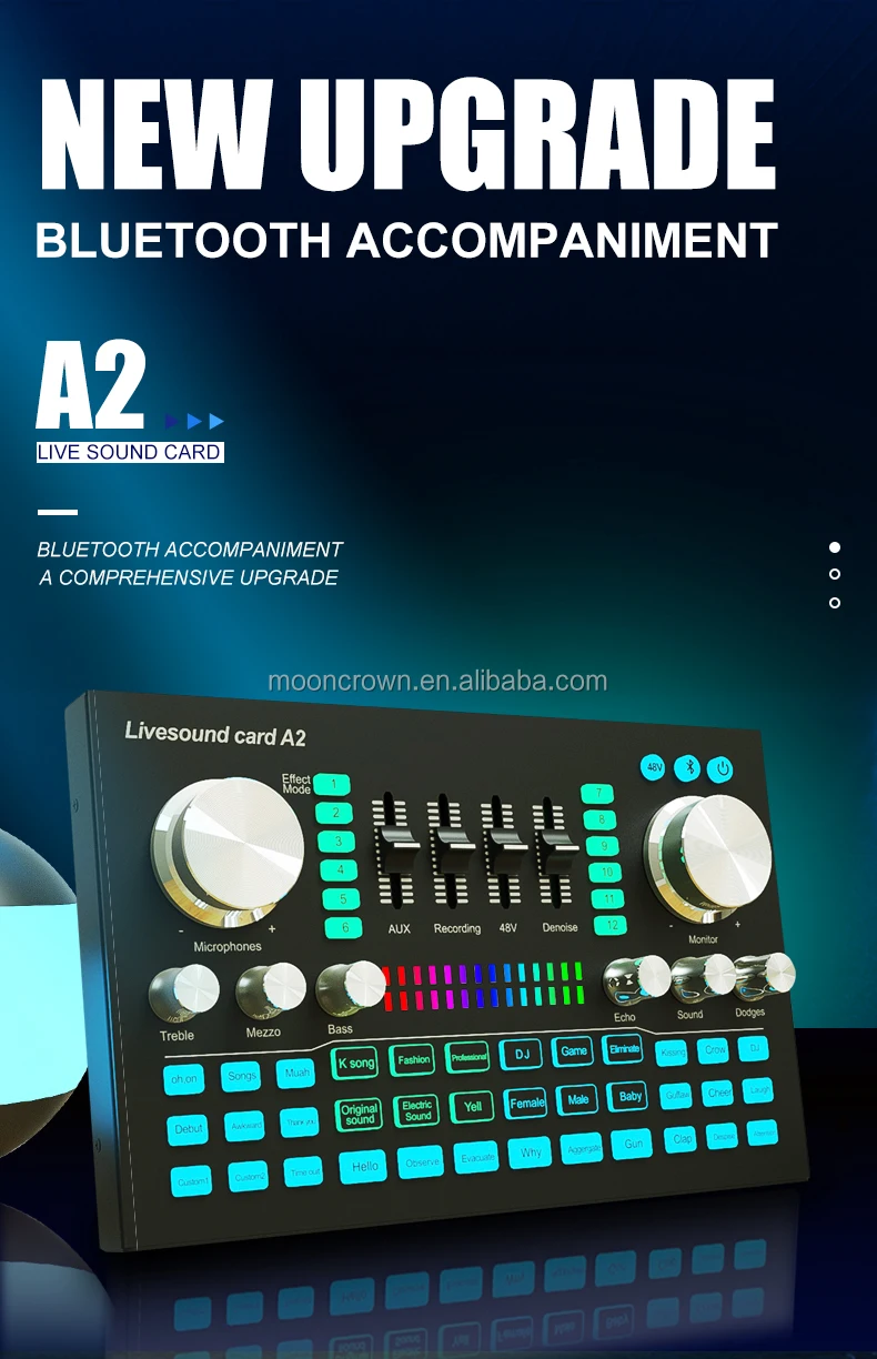 Bm800 A2 Sound Card - Professional Podcasting & Recording