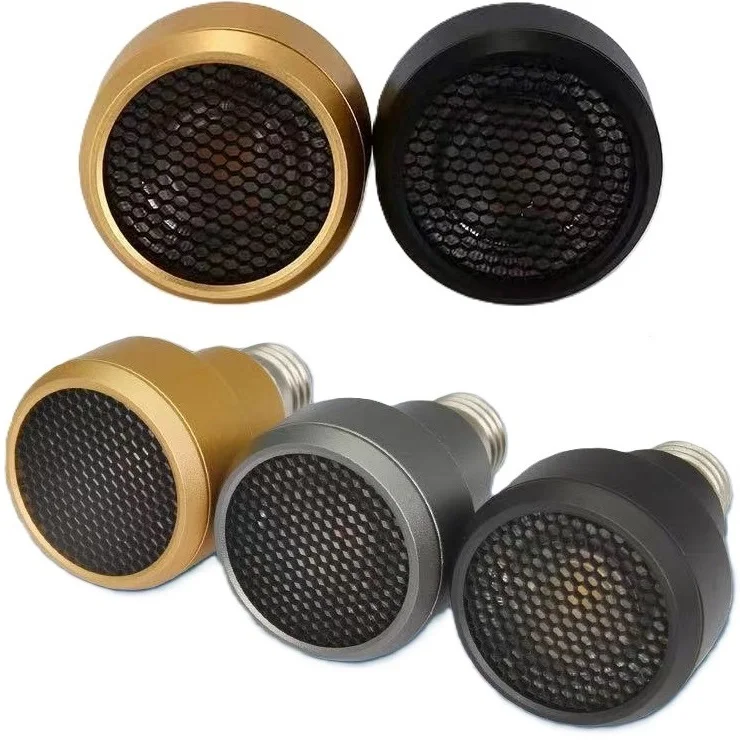 Ceiling spot cob honeycomb anti-glare 12v 24v dc ac par20 led bulb e27 ...