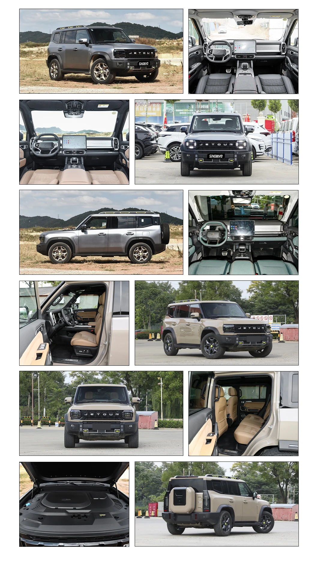 2025 Jetour T2 SUV Hybrid Vehicle China's Best Price 2WD Drive 129KM ...