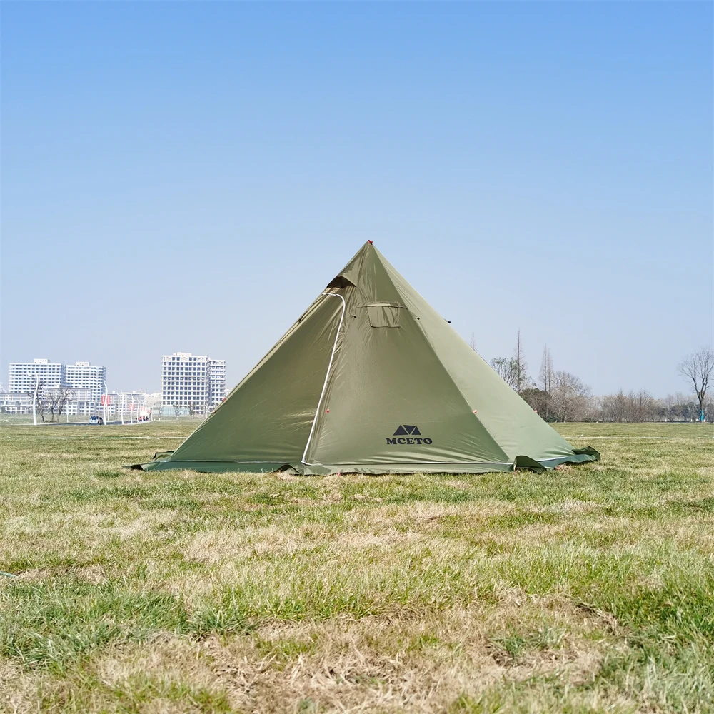 MCETO TX400PRO Lightweight Pyramid Tent - Ideal for Winter Camping