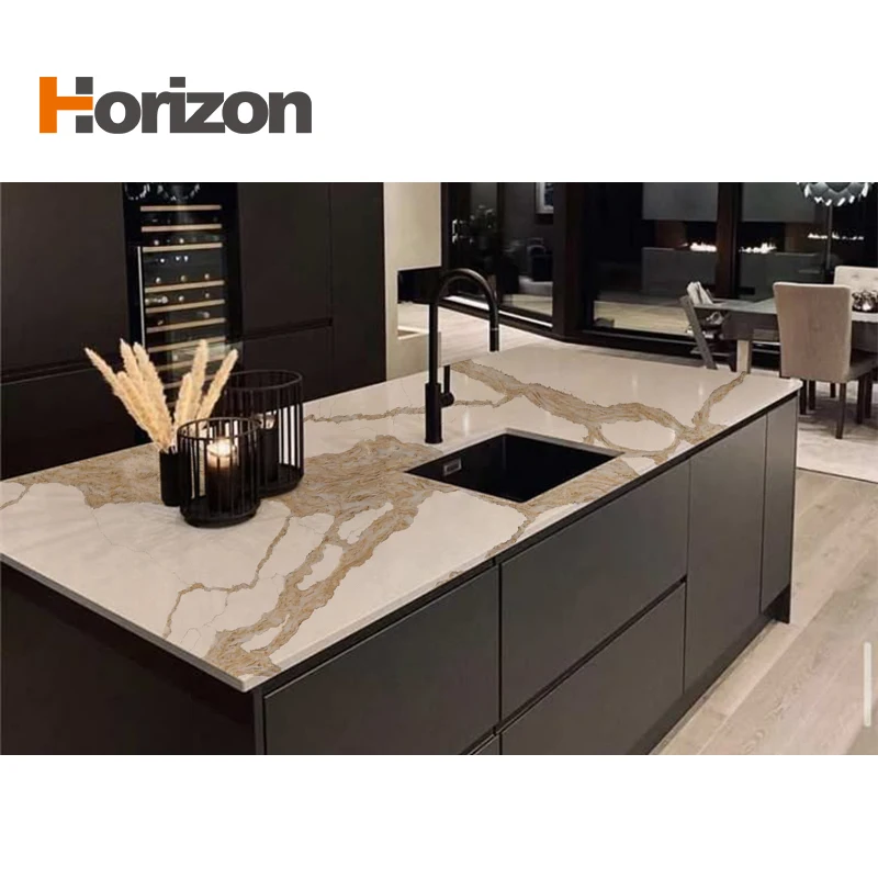 Alibaba.com: Calacatta Quartz Sheets 2025, white kitchen countertop ...