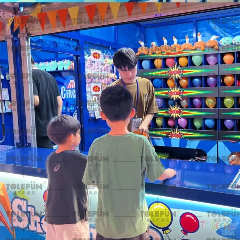 Tolefun Side Stall Funfair Outdoor Automatic Balloon Pump
