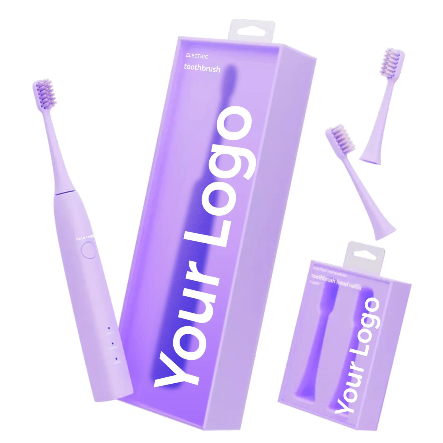 Different Colors Rechargeable Electric Toothbrush With Three Brushing ...