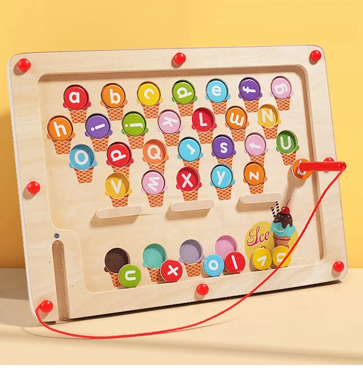 Dinosaur Pattern Montessori Magnetic Tracing Board Fine Motor Skill ...