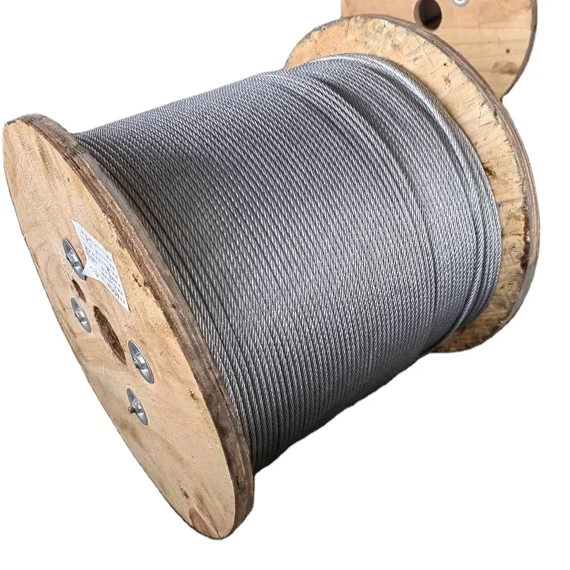 GOST 2688-80 7668-80 Certified Zip Line Cable / Steel Wire Rope ...