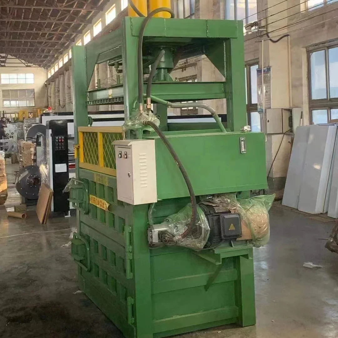 Cardboard Baler Machine Waste Tire Paper Baling Machine Carton Compress ...