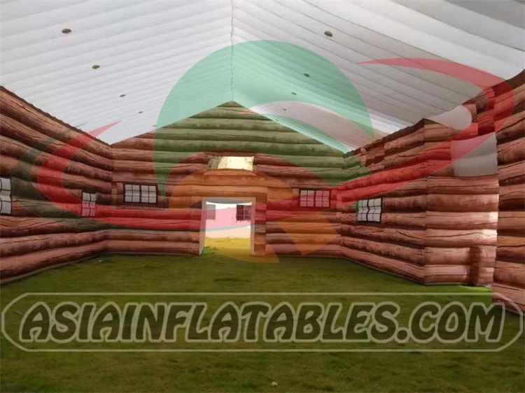 New Design Inflatable Log Cabin Tent - Perfect for Events